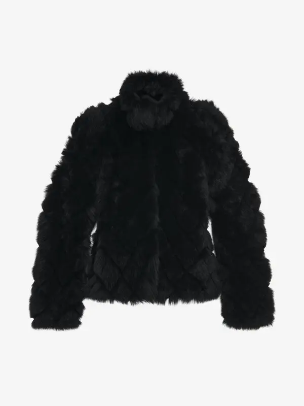 Alexander McQueen Quilted Effect Shearling Jacket