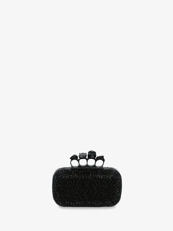 Alexander McQueen Knuckle Clutch With Chain