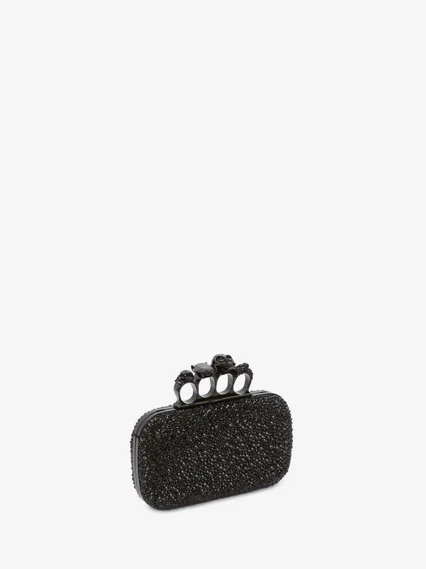 Alexander McQueen Knuckle Clutch With Chain