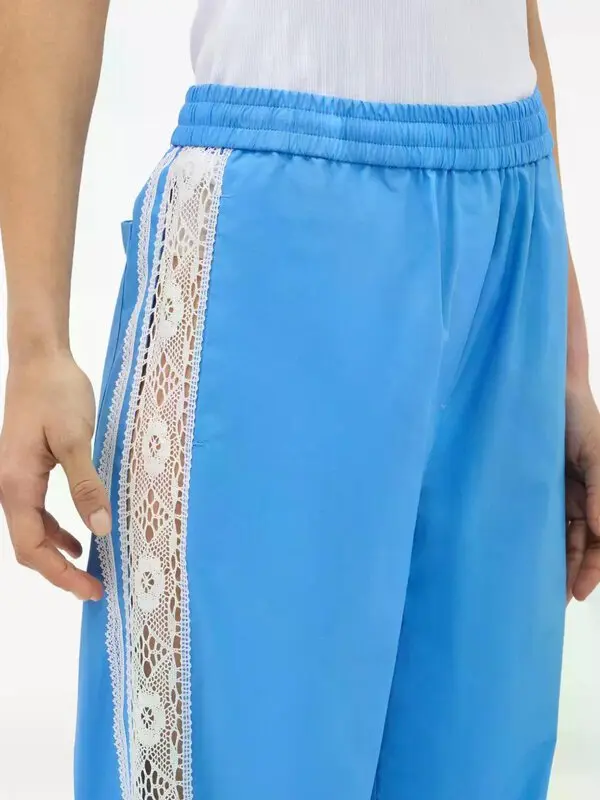 MSGM Lace Trim Trousers