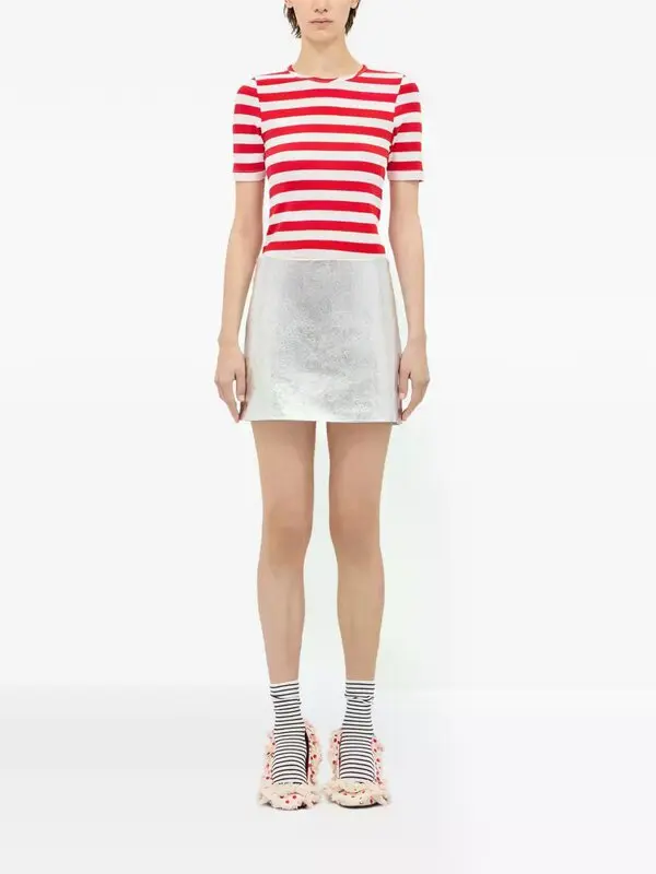 MSGM Striped Mini Skirt
