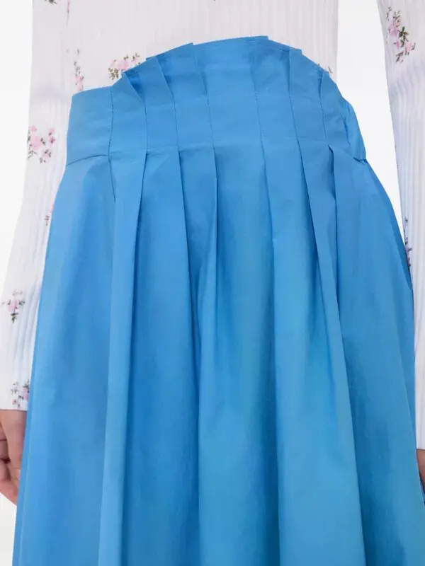 MSGM A-line Midi Skirt