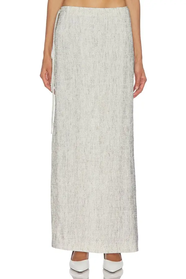 THE ROW Blum Maxi Skirt - White & Black