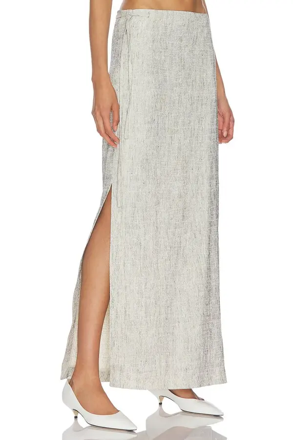 THE ROW Blum Maxi Skirt - White & Black