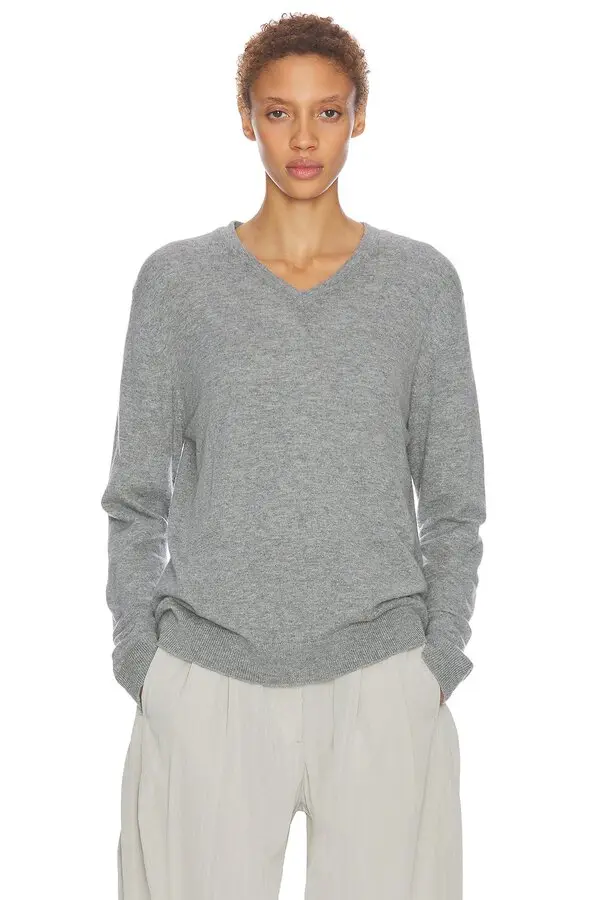THE ROW Nian Top - Grey
