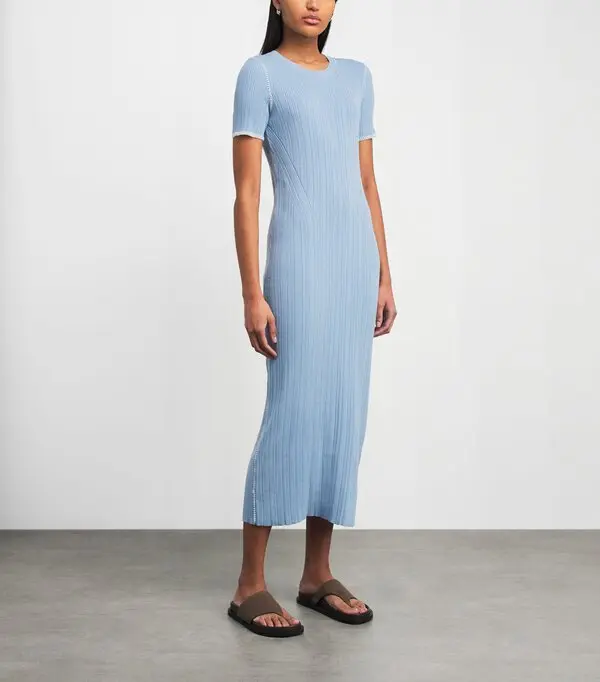 Rag & Bone Ribbed Harper Midi Dress