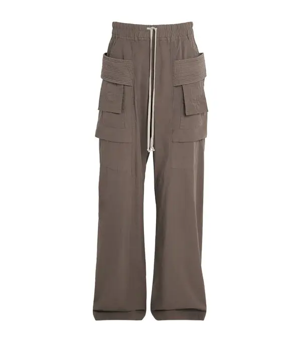 Rick Owens Ripstop Cargo Creatch Trousers