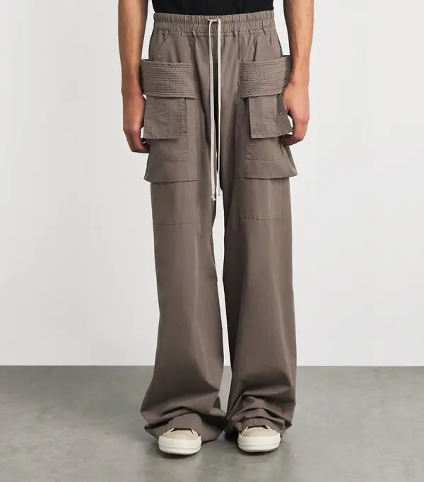 Rick Owens Ripstop Cargo Creatch Trousers