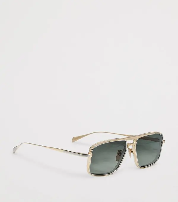 JACQUES MARIE MAGE Earl Aviator Sunglasses