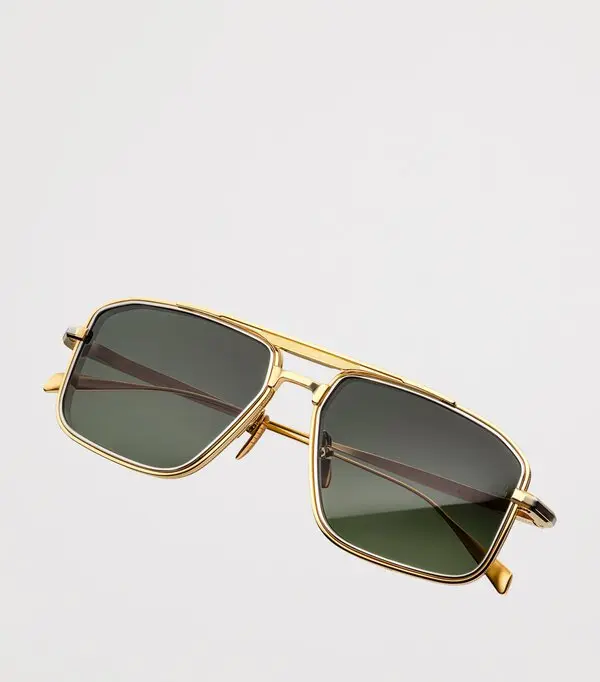 JACQUES MARIE MAGE Earl Aviator Sunglasses