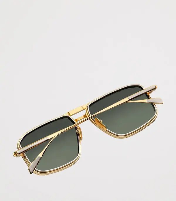 JACQUES MARIE MAGE Earl Aviator Sunglasses