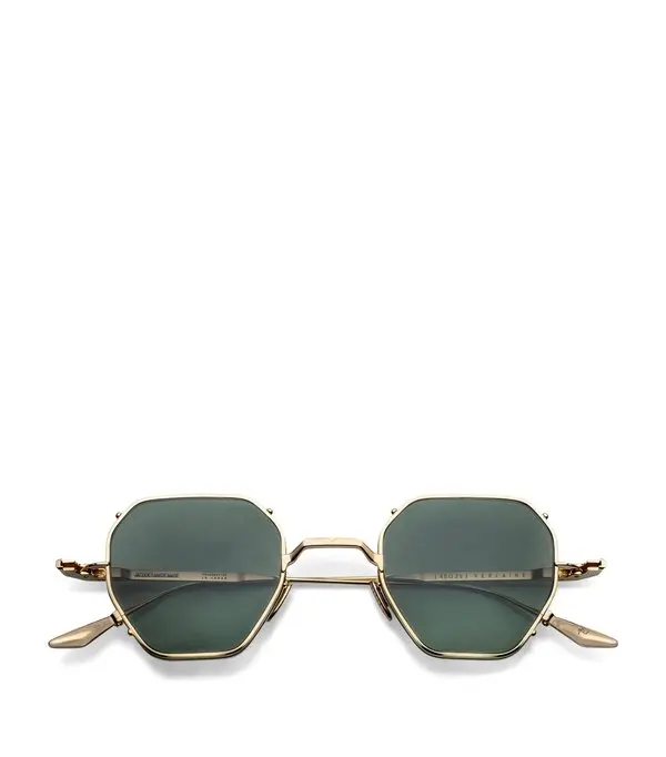 JACQUES MARIE MAGE Verlaine Octagon Sunglasses - Green