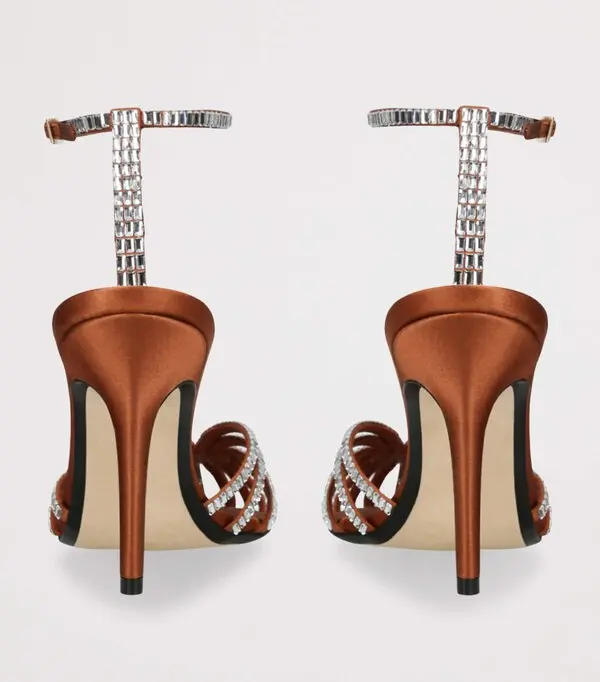 ALEVI MILANO Penelope Xtal Heeled Sandals - Brown