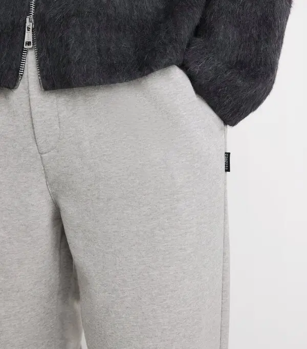 MAISON MARGIELA Cotton-blend Wide-leg Sweatpants - Grey