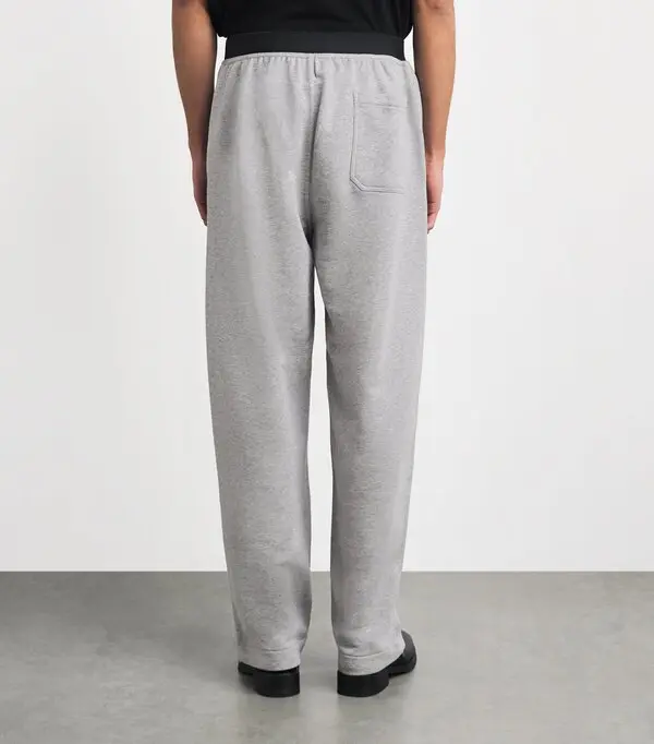 MAISON MARGIELA Cotton-blend Wide-leg Sweatpants - Grey