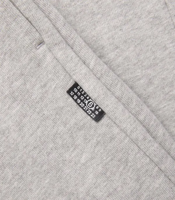MAISON MARGIELA Cotton-blend Wide-leg Sweatpants - Grey