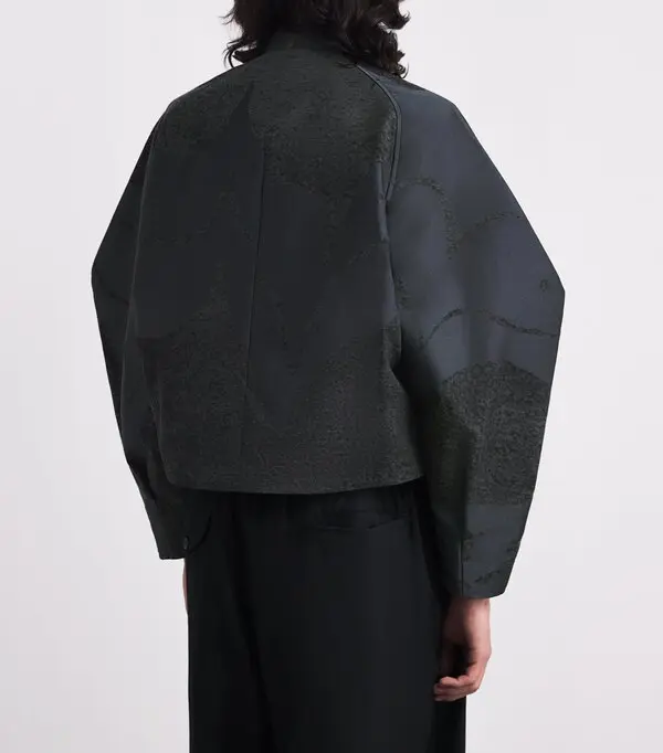 Issey Miyake Inlay Bomber Jacket
