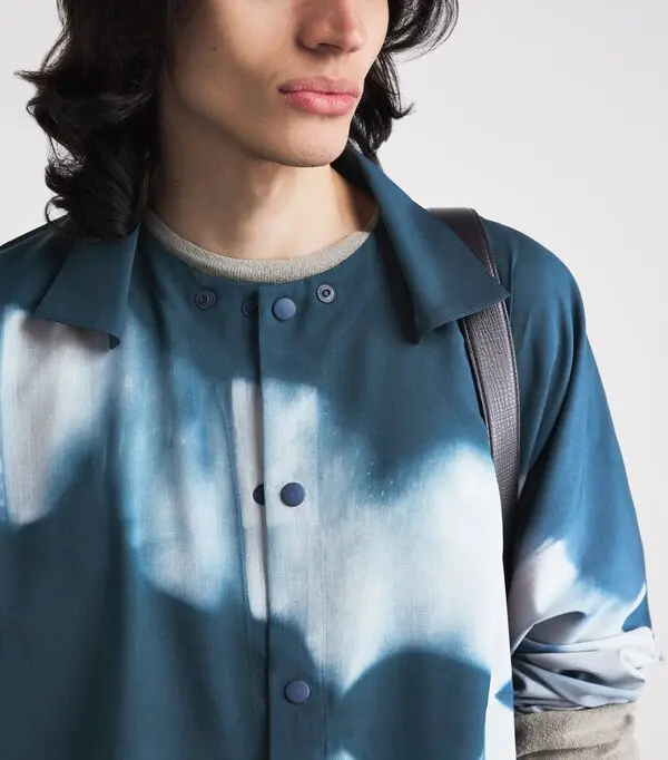 Issey Miyake Shibori-dyed Itajime Shirt