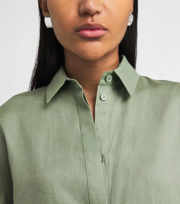 Max Mara Linen Boxy Shirt