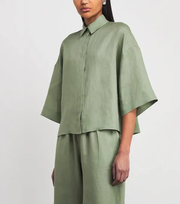Max Mara Linen Boxy Shirt