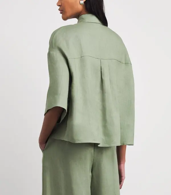Max Mara Linen Boxy Shirt