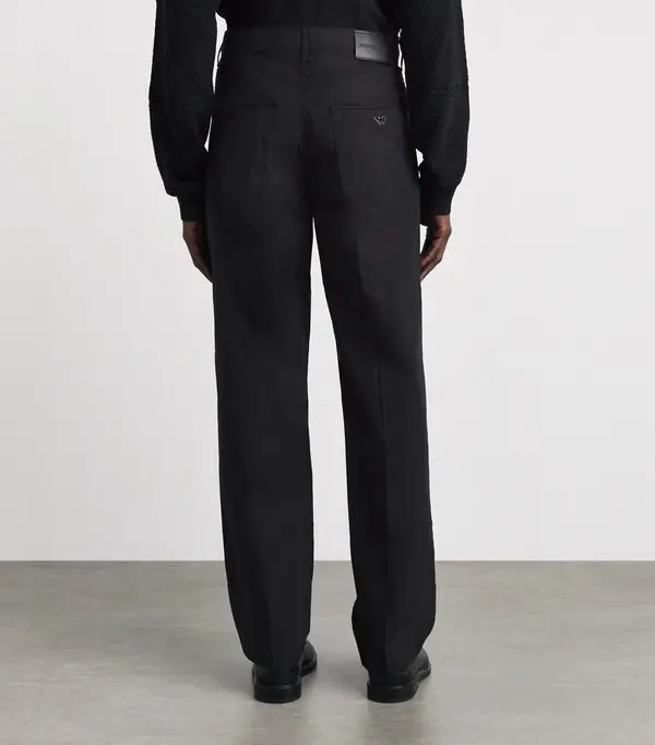 Emporio Armani Cotton Cargo Trousers