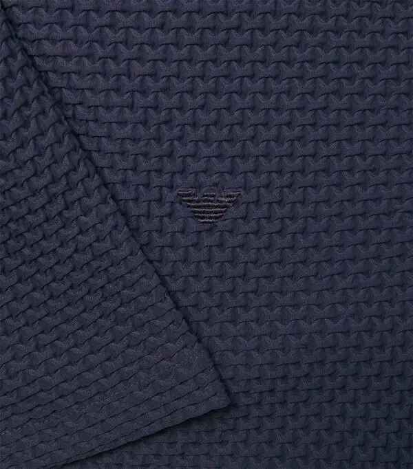 Emporio Armani Textured T-shirt - Blue