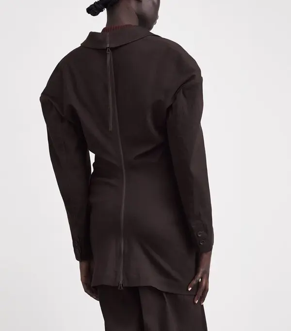 Issey Miyake Like Torso Like Blazer Mini Dress
