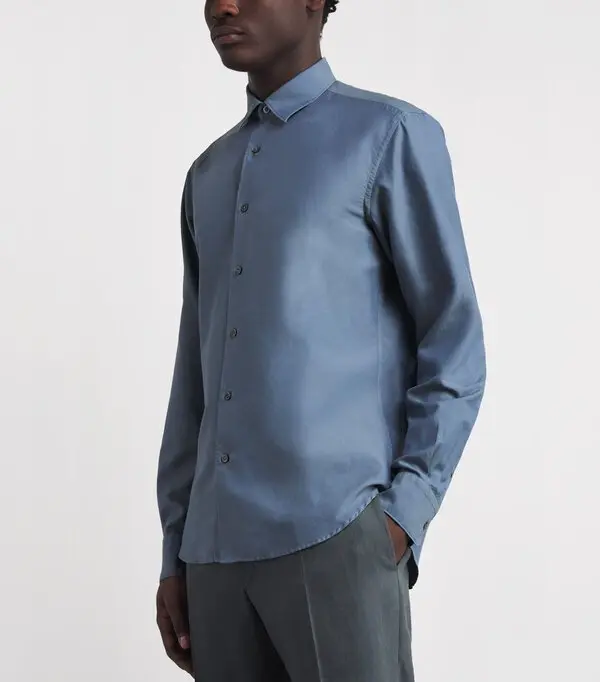 Canali Cotton-silk Shirt