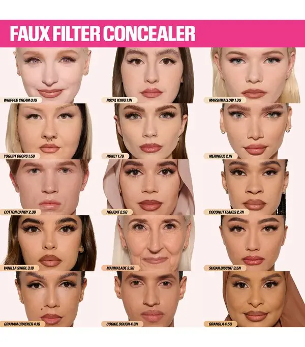 HUDA BEAUTY Fauxfilter Luminous Matte Liquid Concealer - Nude