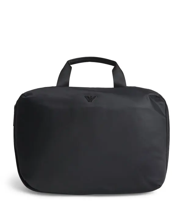 Emporio Armani Convertible Top-handle Bag - Black