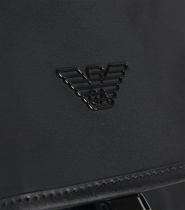 Emporio Armani Logo Backpack - Black