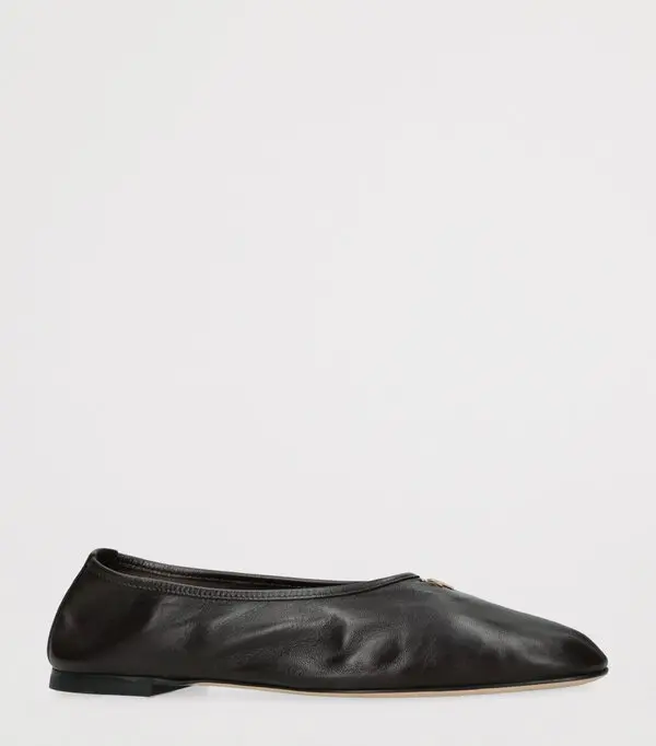 Dear Frances Leather Ballet Flats