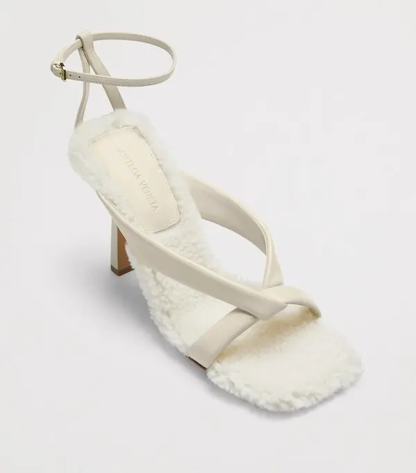 Bottega Veneta Leather Riva Sandals 90