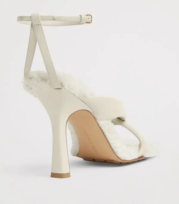 Bottega Veneta Leather Riva Sandals 90
