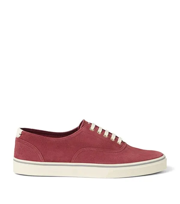 Brunello Cucinelli Suede Low-top Sneakers