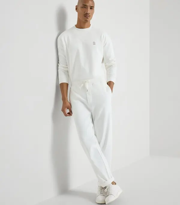 Brunello Cucinelli Cotton-blend French Terry Sweatpants
