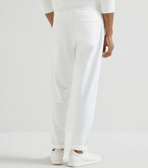 Brunello Cucinelli Cotton-blend French Terry Sweatpants