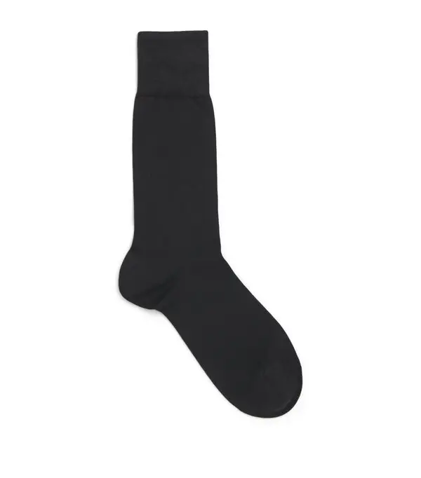 Harrods Logo Socks - Black