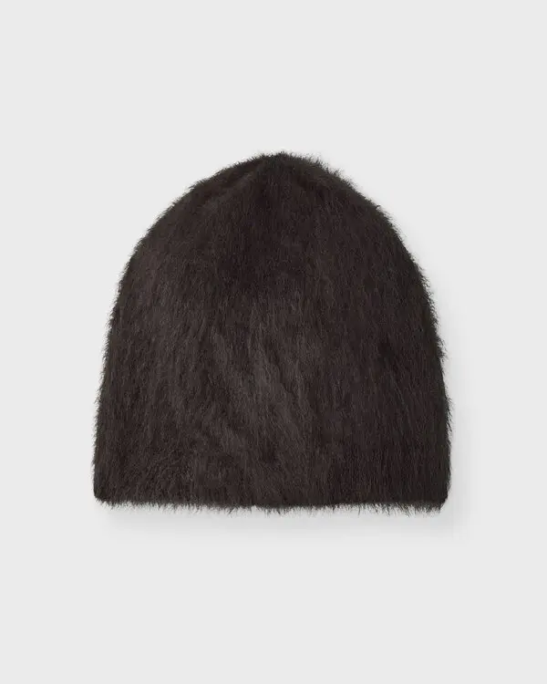 LISA YANG Brushed Cashmere Beanie - Wood