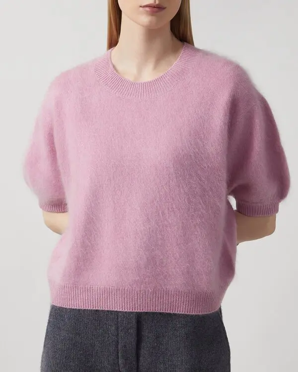 LISA YANG Juniper Sweater - Light Pink