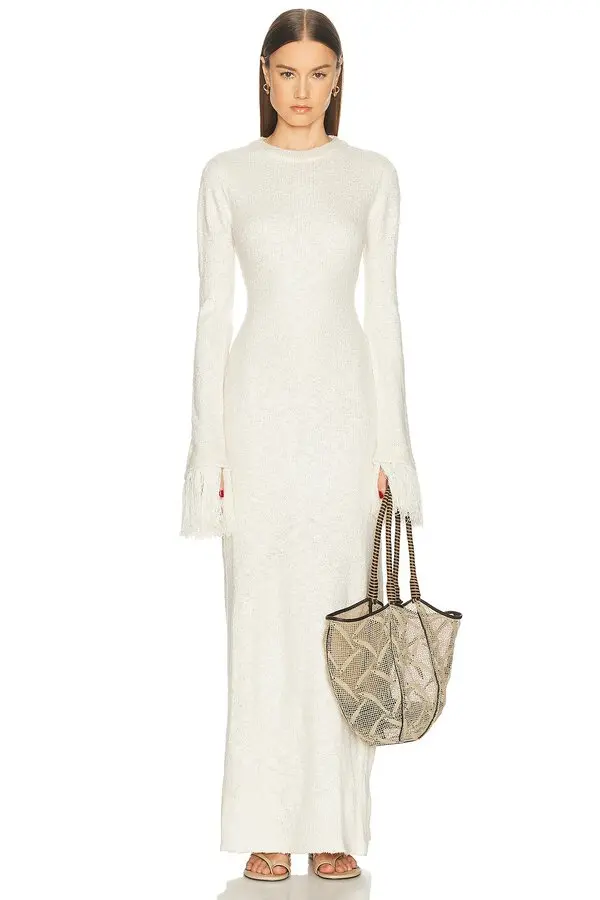 SEROYA Carina Dress - Eggshell