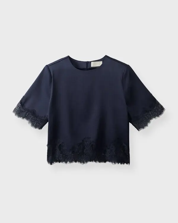 WAKAKUU Top Canary Lace - Navy