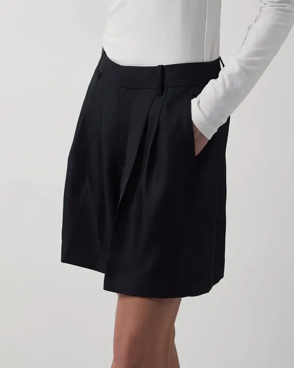 LISA YANG Wide Leg Tailored Shorts