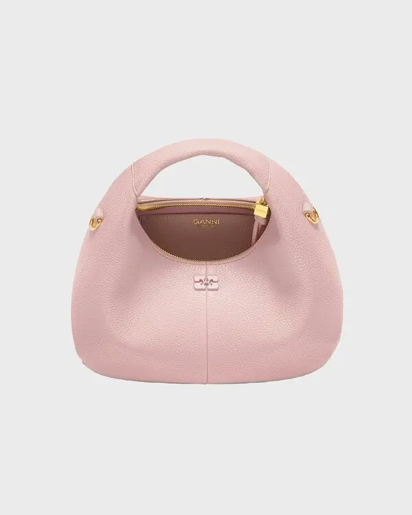 GANNI Grained Hobo Mini Bag