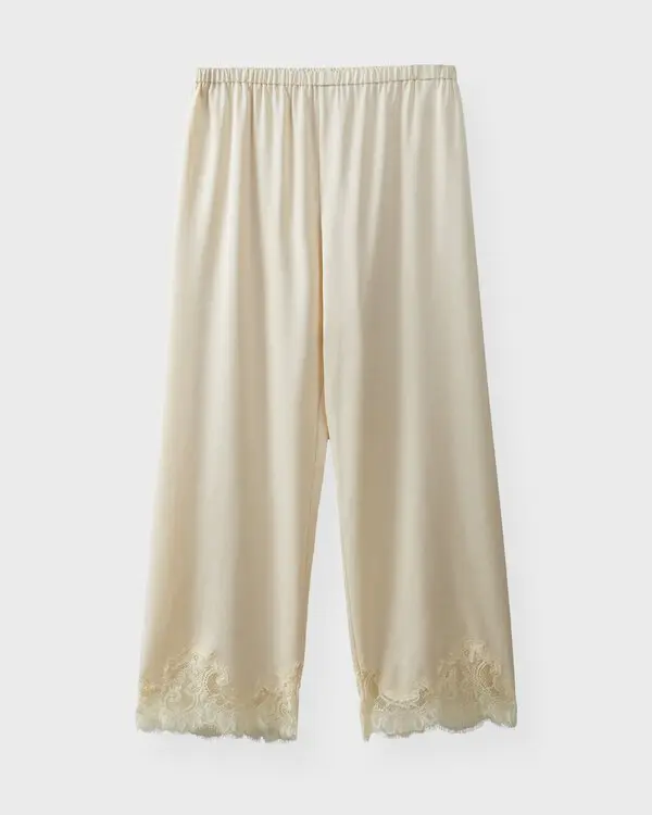 WAKAKUU Trousers Rayna Lace - Light Yellow