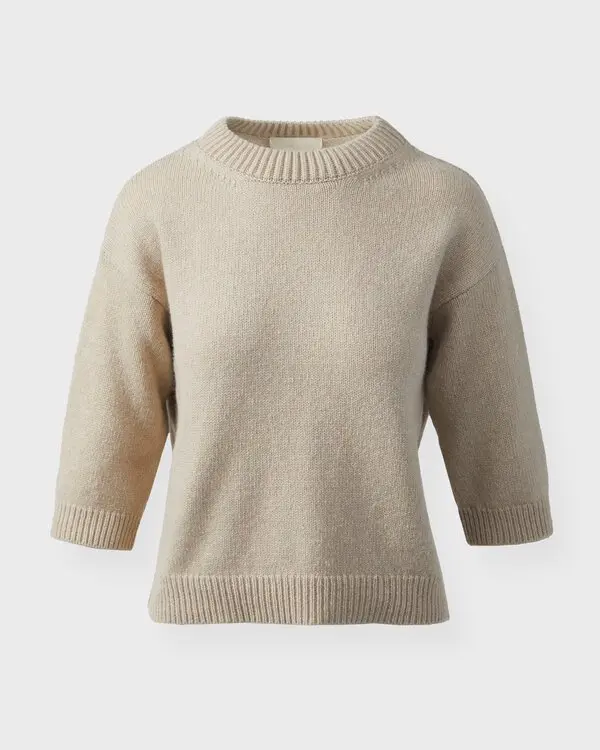 WAKAKUU Top Apex Wool Cashere - Oyster