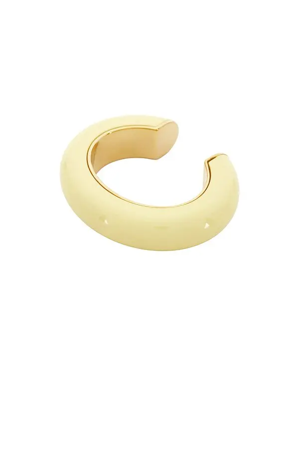 Saint Laurent Cuff Bracelet - Jaune Pale & Dore