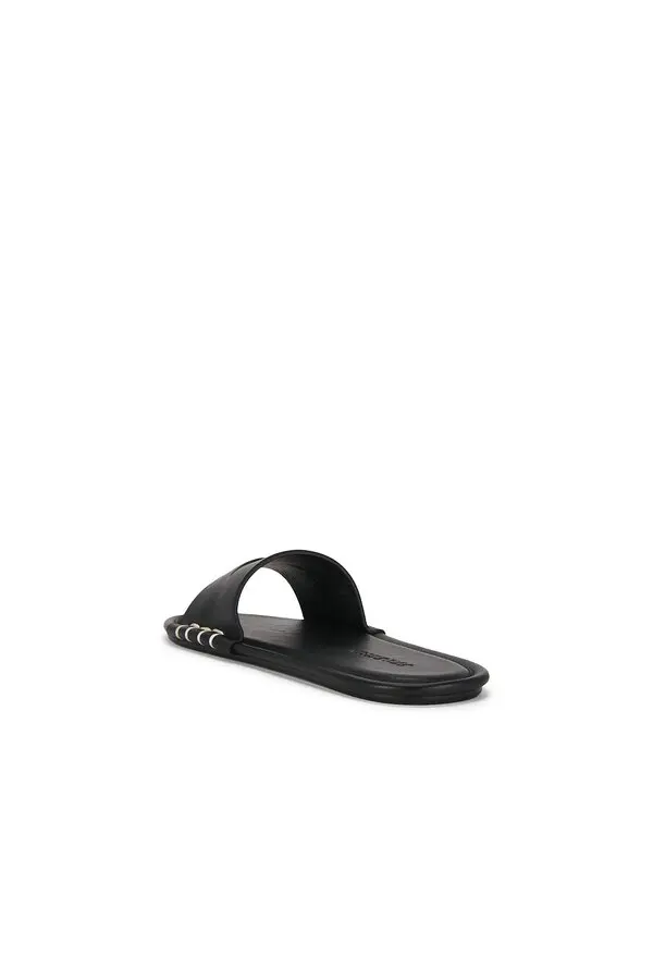 JW Anderson Loafer Slide Sandal - Black