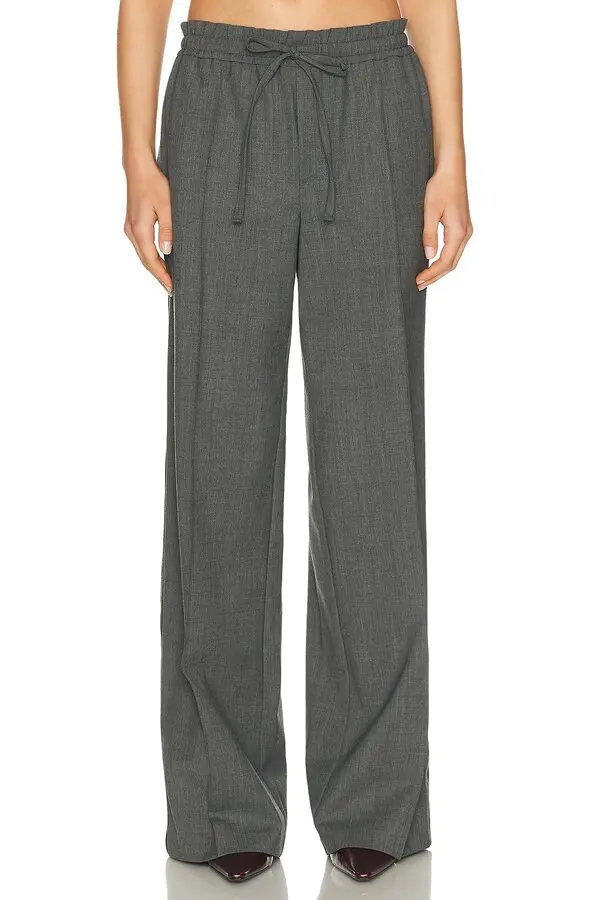 HELSA Wool Blend Drawcord Trousers